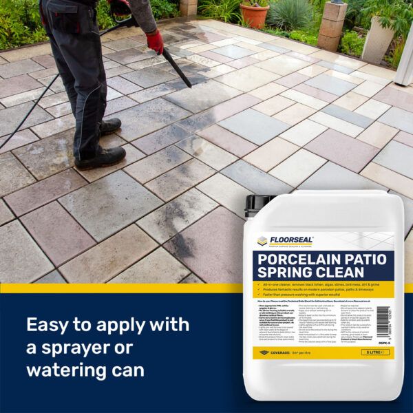 Porcelain Patio Spring Clean | Porcelain Patio Cleaner
