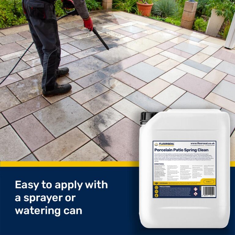 Porcelain Patio Spring Clean | Porcelain Patio Cleaner