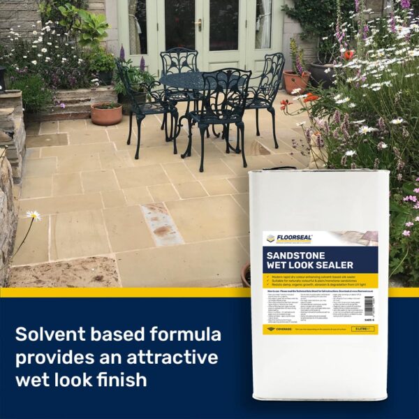 Sandstone Wet Look Sealer | Wet Look Sandstone Patio Sealer